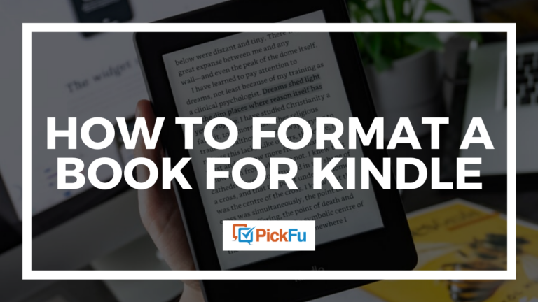 How to publish a children's book on Amazon - The PickFu blog