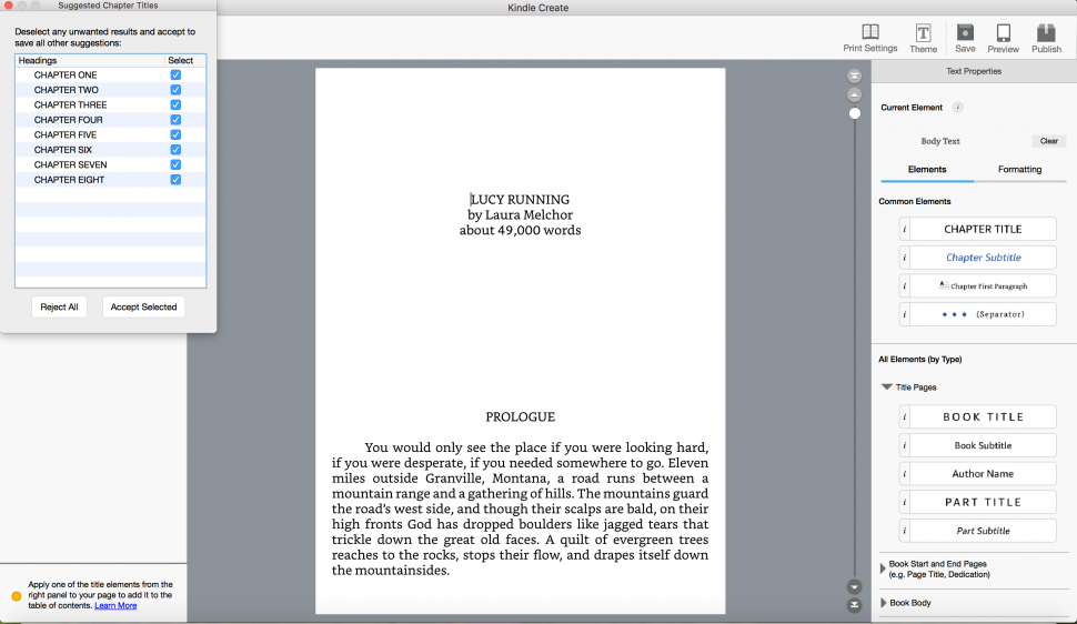 How to format a book for Kindle, step-by-step - The PickFu blog