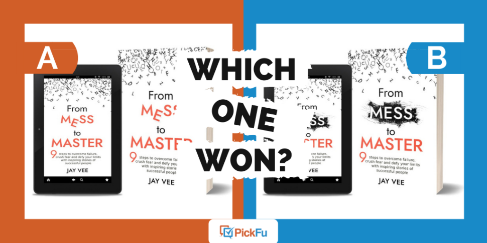 Which One Won? A 'mess' of a self-help book cover - The PickFu blog